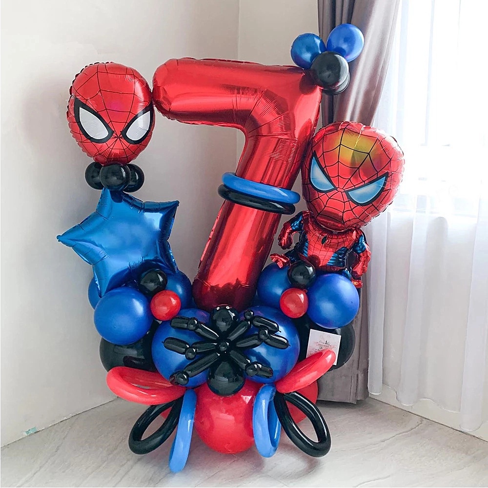 New Design Pillar Spider Man 1 Set Marvel Super Hero Spider Man Balloon ...