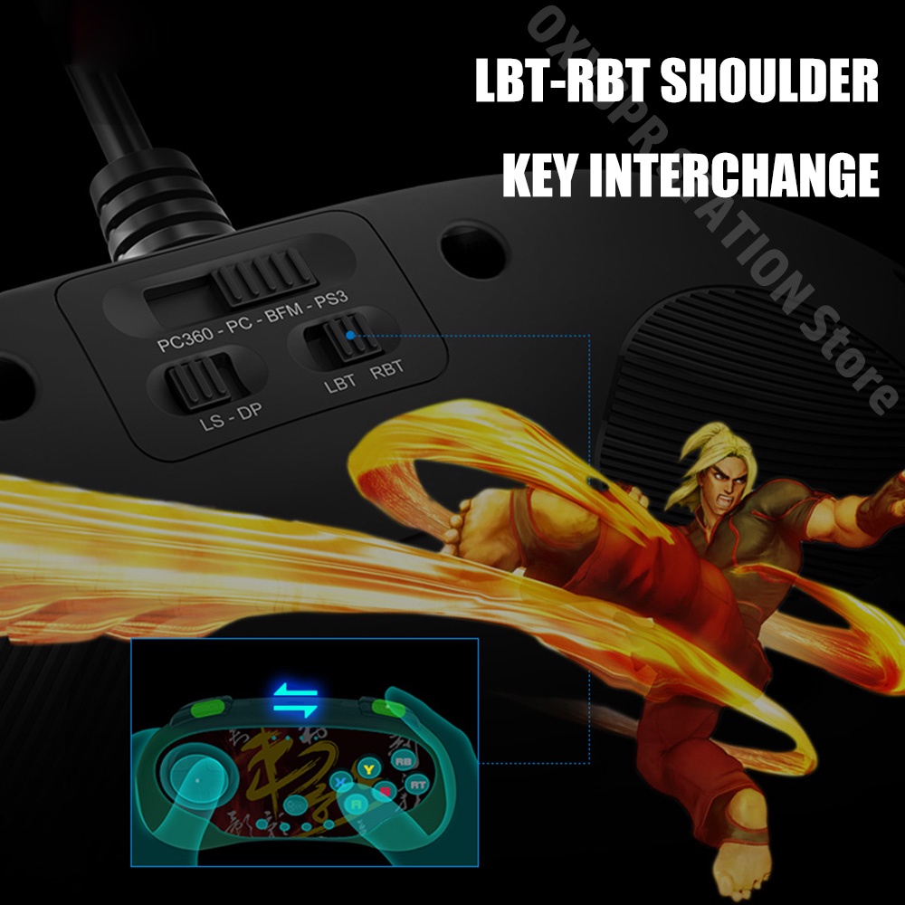 Original Betop BEITONG Fighting Gamepad Wired Game Control Arcade ...