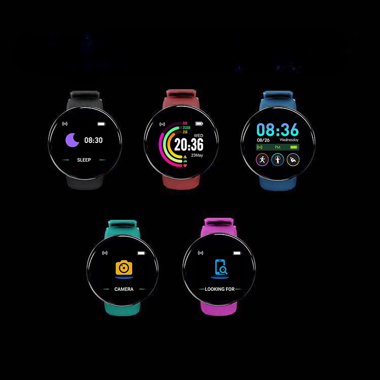Smart Watch D18S round Screen 1.44” Screen D18/Y8 Sport Fitness Smart ...