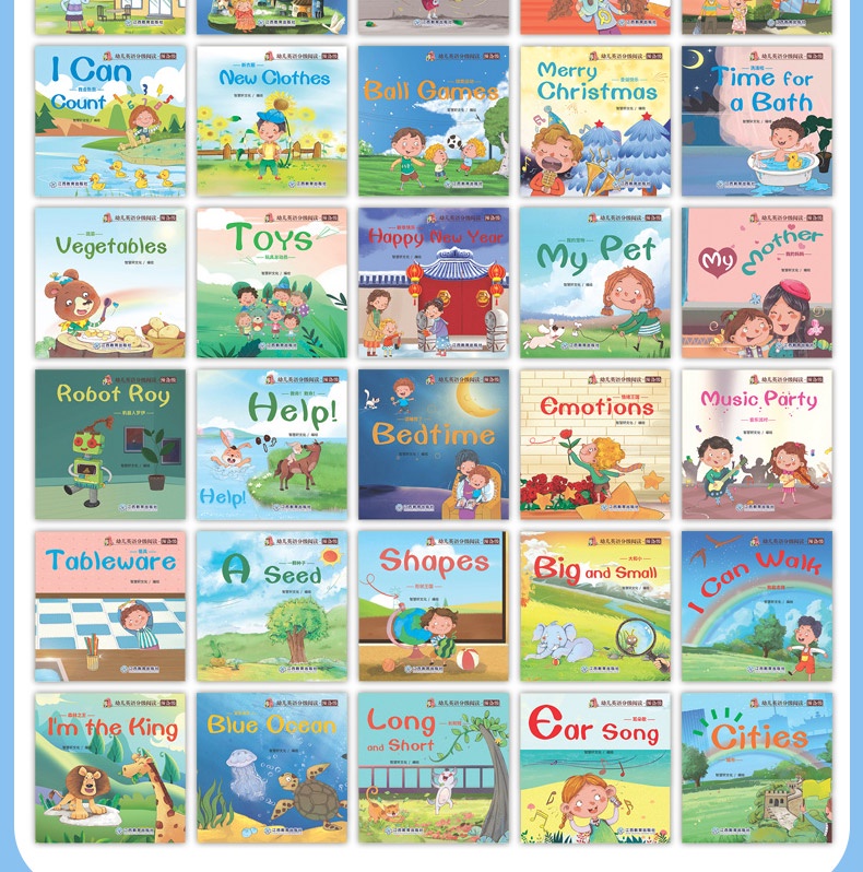 READY STOCK !! 60 Book/Set Preschool English Story Picture Book Early ...