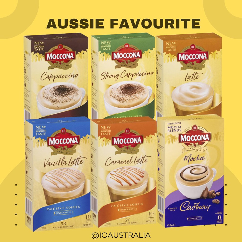Moccona Café Style Instant Coffee Sachets - 3 in 1 Instant Coffee 10 Sachets | Shopee Malaysia