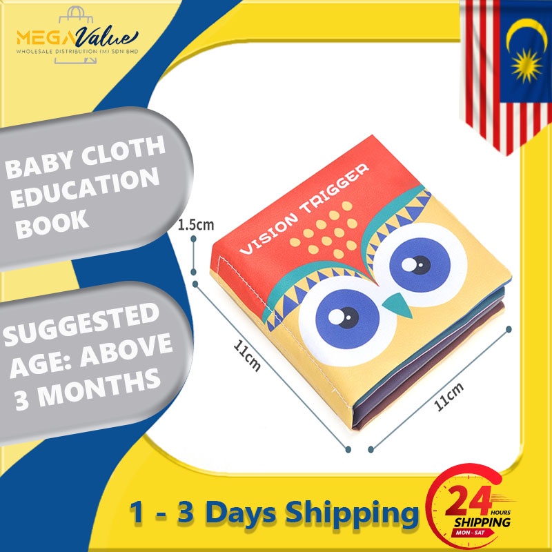 READY STOCK | Soft Book Baby Early Learning Kids Books Science ...