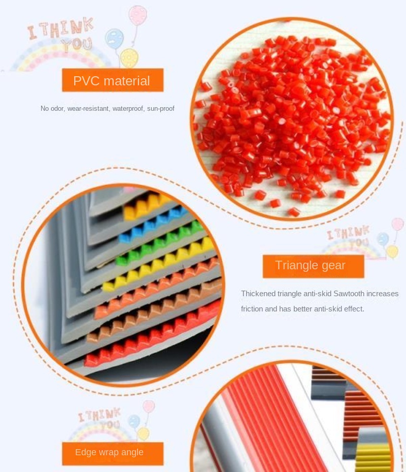 Kindergarten Stair Antislip Strip Self-Adhesive Trim Soft Anti ...