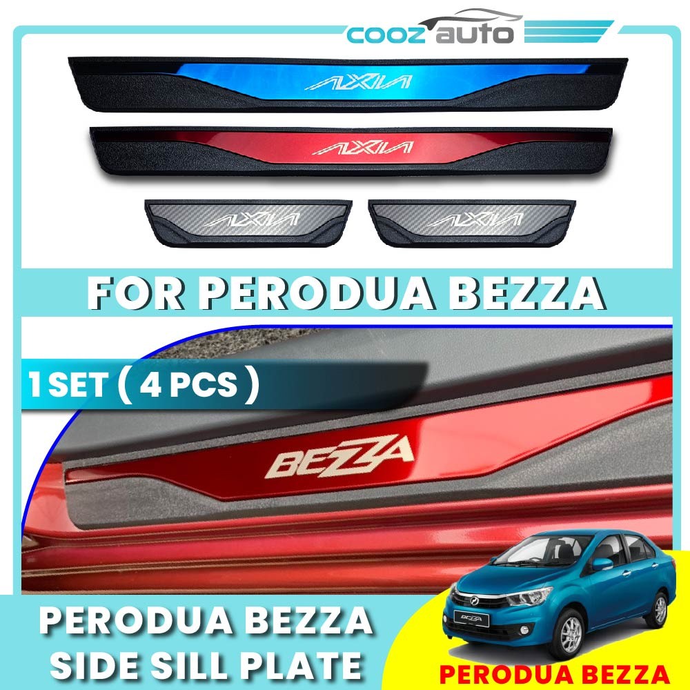 PERODUA BEZZA Colorful Door Side Sill Step Plate | Shopee Malaysia