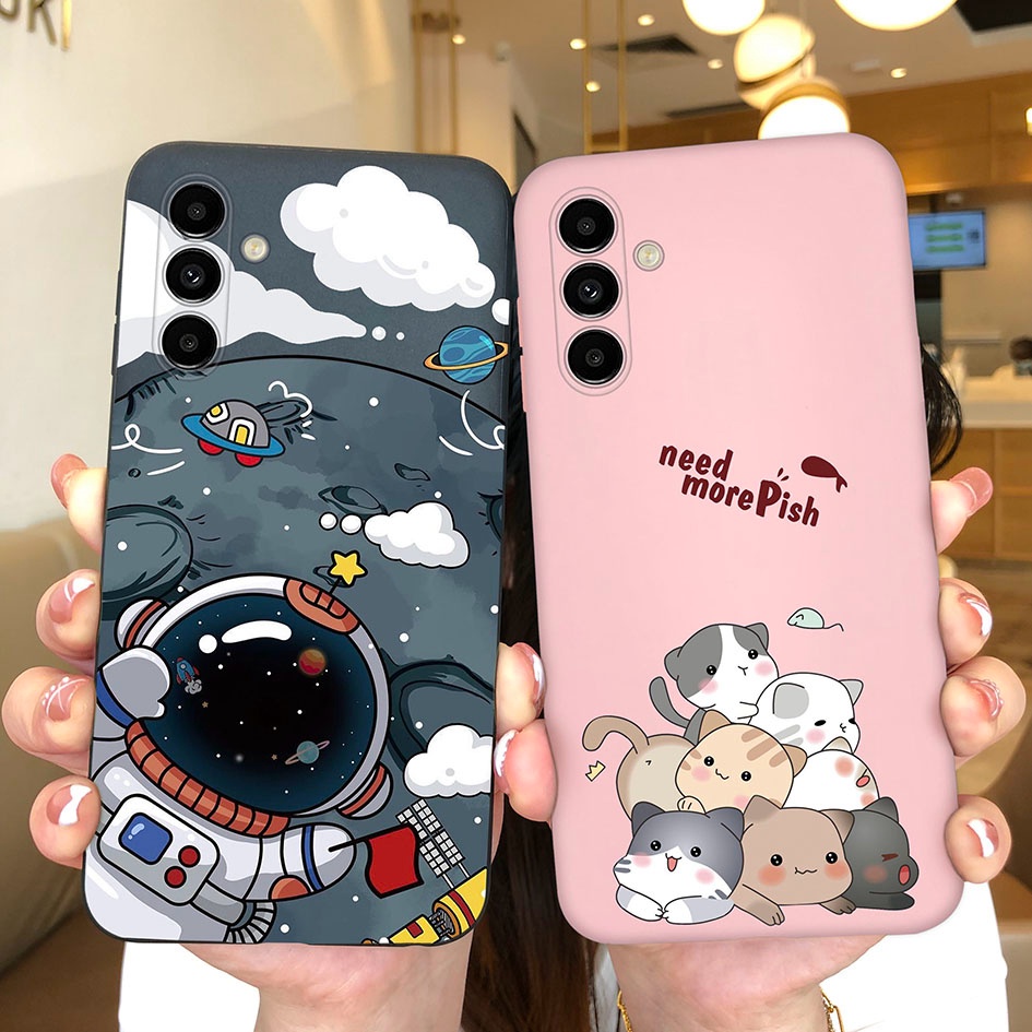 For Samsung Galaxy M14 5G Phone Cover Ultrathin Popular Pattern Flower ...