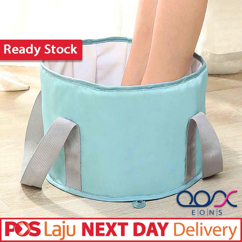 FREE STORAGE BAGS 💖 Foldable Footbath Bag Portable Foot Bath Spa Detox Basin Folding Thermal ...
