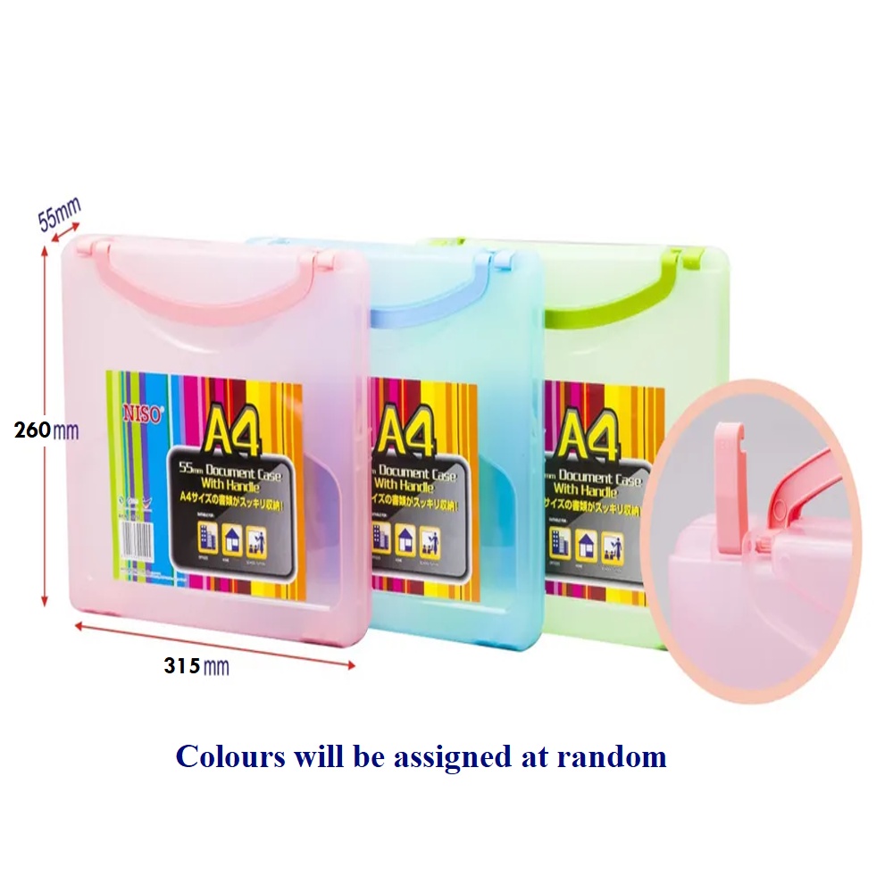 Niso 8150 A4 Size Plastic Document Case Document Holder 55mm With
