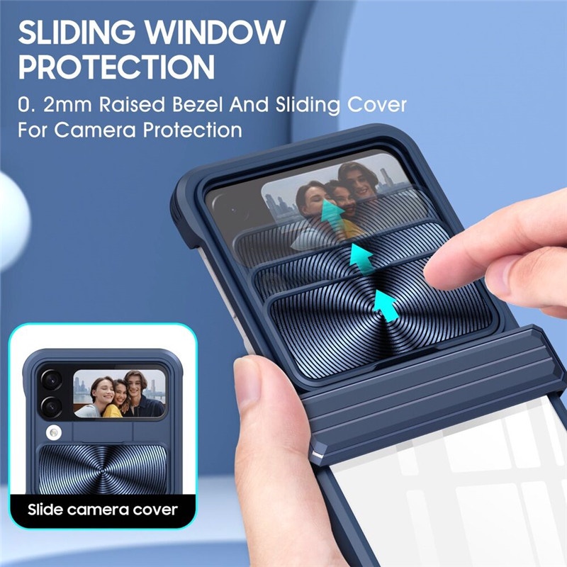 Colorful Hinge Protection Shockproof Slide Camera Phone Casing Samsung ...