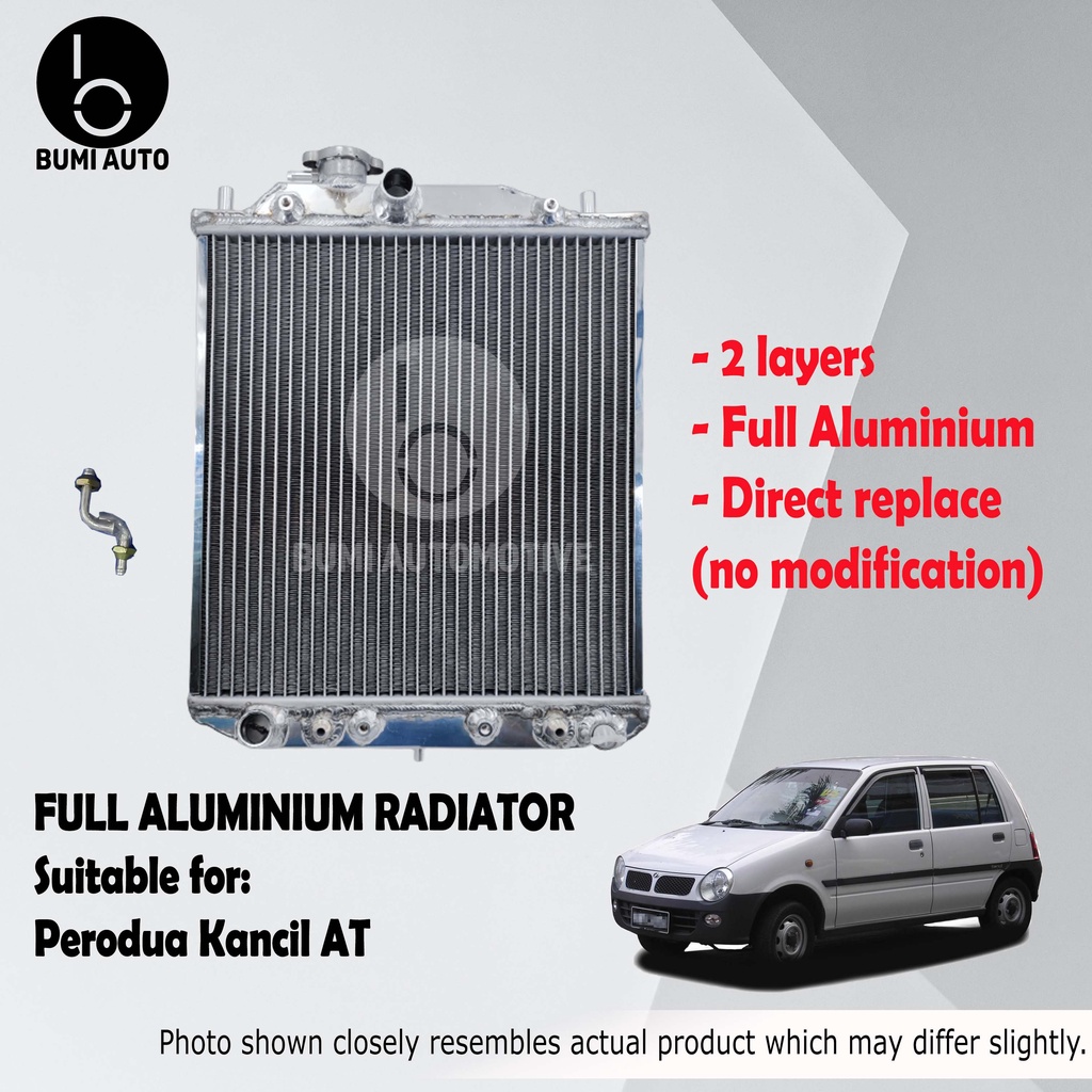 Perodua Kancil 660/850 2 rows All Aluminium Radiator Fully Alloy (Auto ...