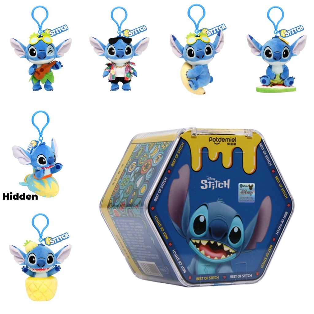 Disney Stitch Plush Keychain Surprise Blind Box Random Surprise Plushie ...