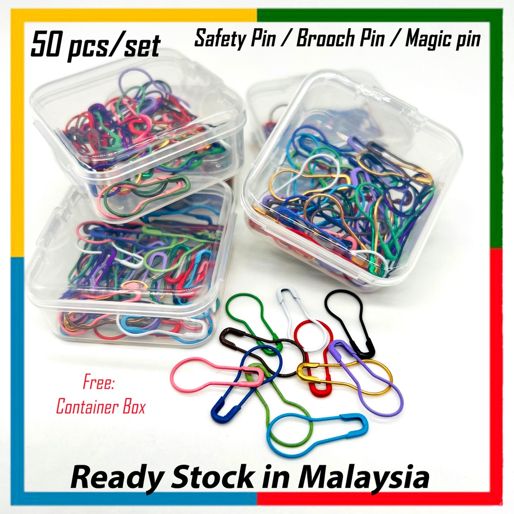 SAFETY PIN / MAGIC PIN / BROOCH PIN | Shopee Malaysia