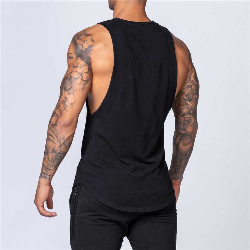 New Mens Cotton Fitness Tank Top Muscle Revive Gym Workout Sleeveless ...