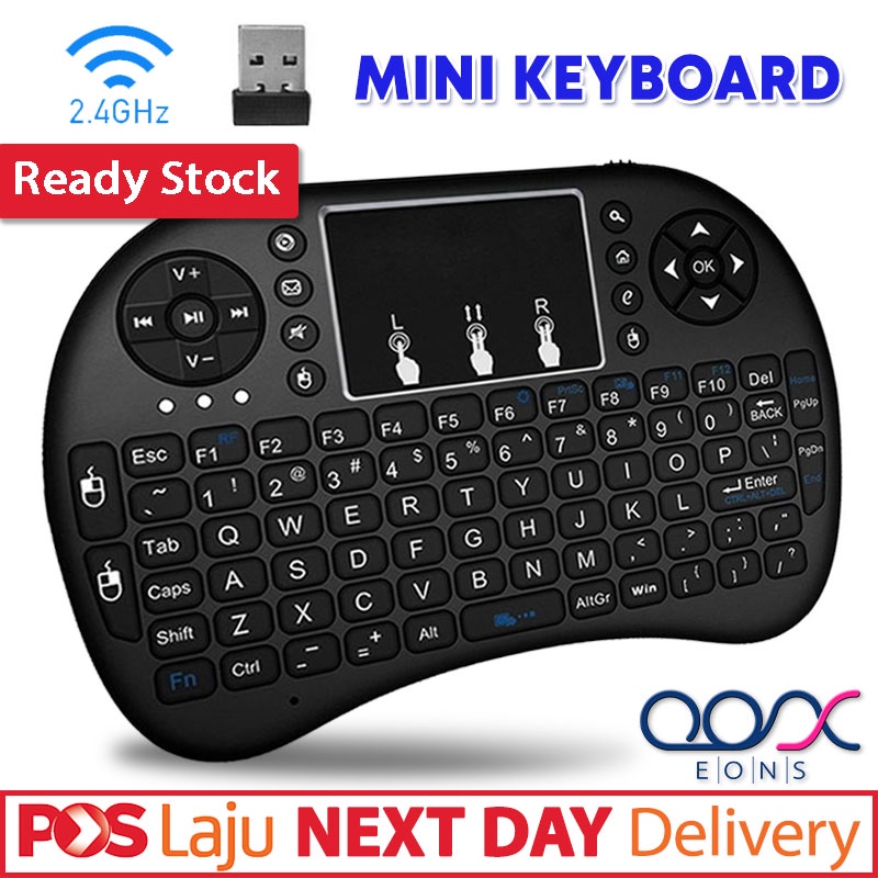 Multi Color I8 Mini Keyboard Remote 2.4Ghz Wirelss Backlit Touchpad PC Android Box TV Controller ...