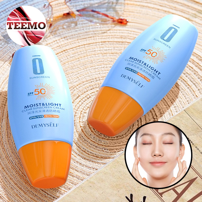 Teemo Intensive UV Sunblock Cream SPF50+ PA+ Sunscreen Refreshing ...