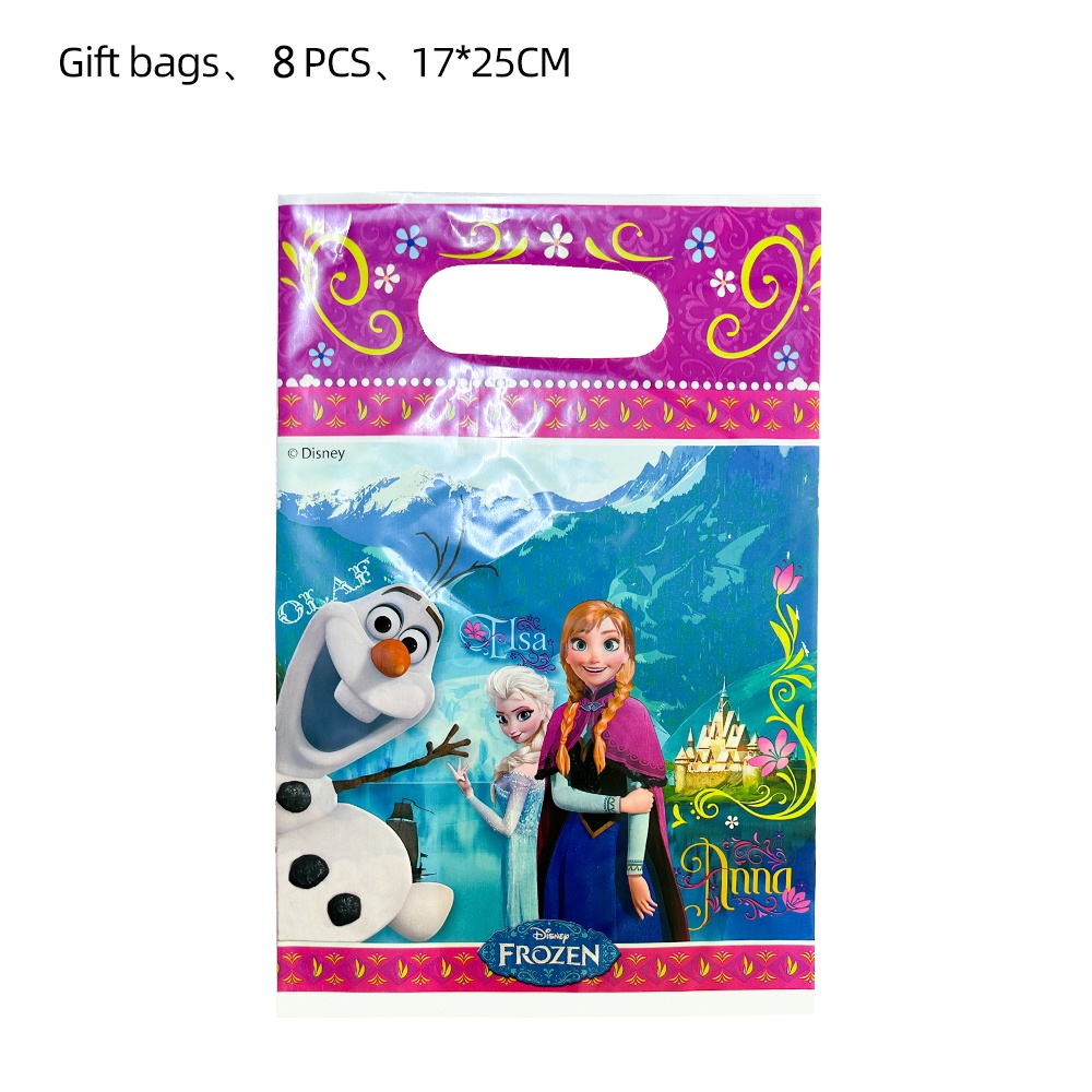 20pcs Princess Theme Favors Wrapping Bag Frozen Princess Loot Bag Kid ...