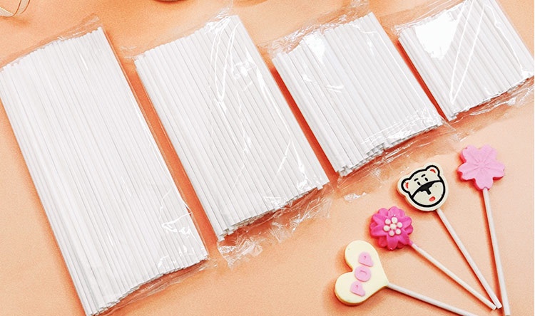 100pcs Lollipop Stick High-QuAlibabaty Food-Grade Lollipop Paper Stick ...