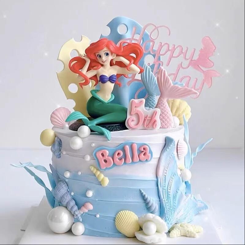 Mermaid Ariel Princess Action Figure 19cm The Little Mermaid Figuras ...