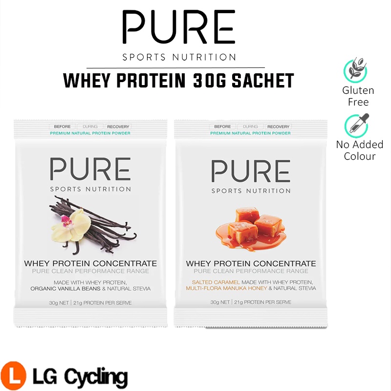 Pure Whey Protein Concentrate 30g Sachet Assorted Flavour Sport ...
