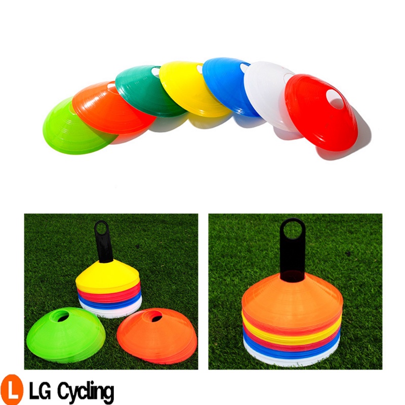 50pcs Football Training Cones Disc Cone Sets Free Holder And Bag Soccer ...