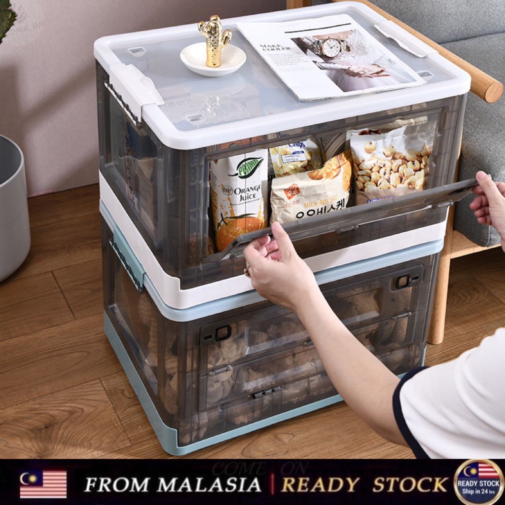 COMEON Modern Storage Organizer Foldable Roller Storage Box Large ...