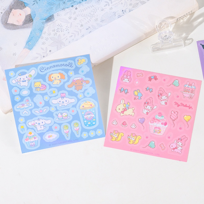 New Product Sanrio Mini DIY Goo Card Set Children Goo Card Sticker Goo ...