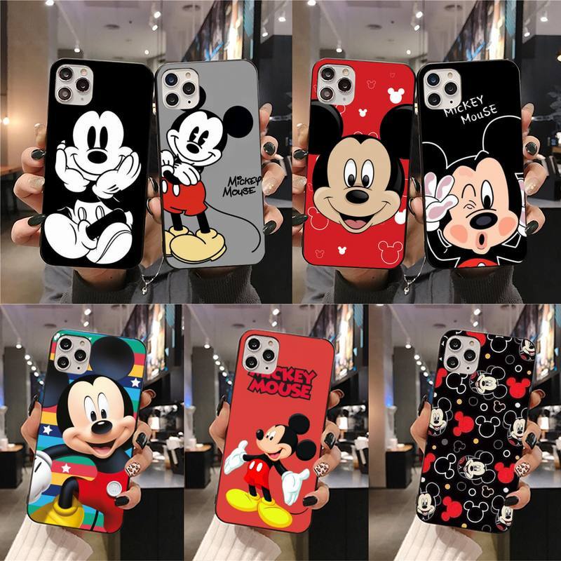 Cute Cartoon Mickey Mouse Phone Case For Iphone 14 13 12 11 Pro Mini Xs ...