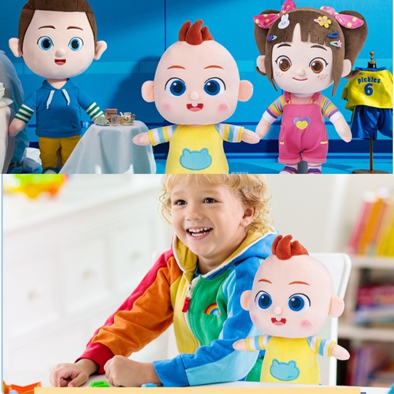 Hychumey 60cm Super JOJO Plush Doll Baby Bus Cartoon Plushie Cute Toy ...