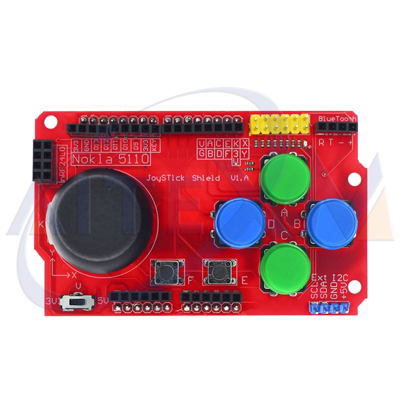 Ps2 Joystick Shield V1 A For Arduino Expansion Board Analog Keyboard