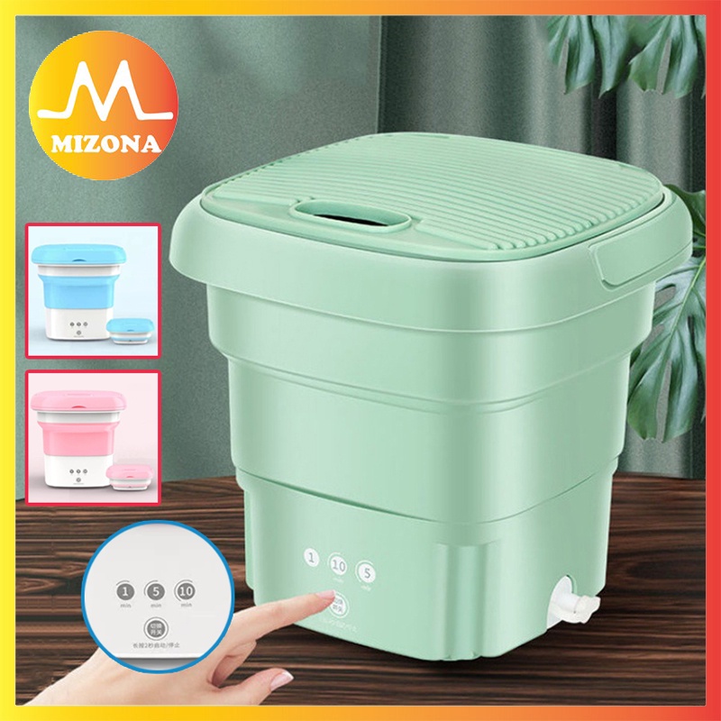 MIZONA 4.5 Liter Mini Folding Washing Machine Smart Touch Button ...