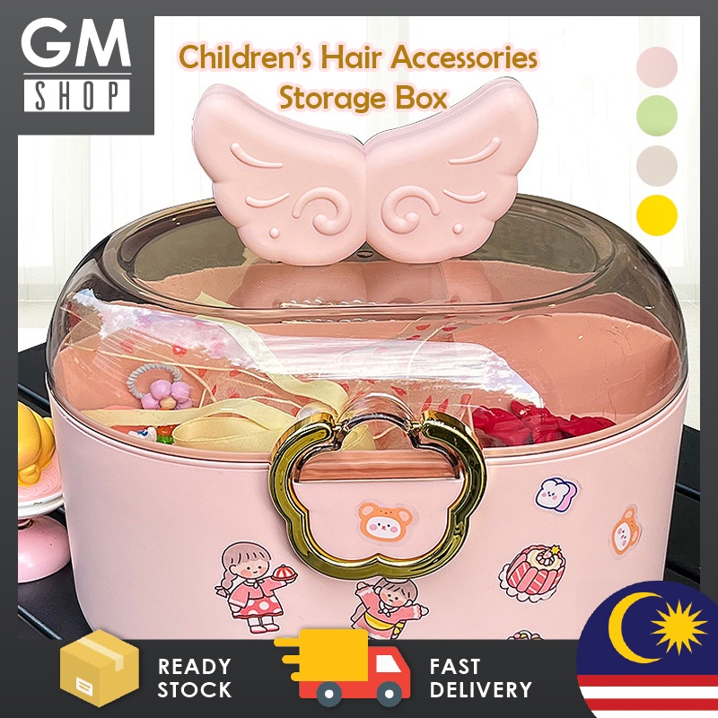 GMSHOP Cute Storage Box Hair Clip Rubber Band Hair Accessories ...