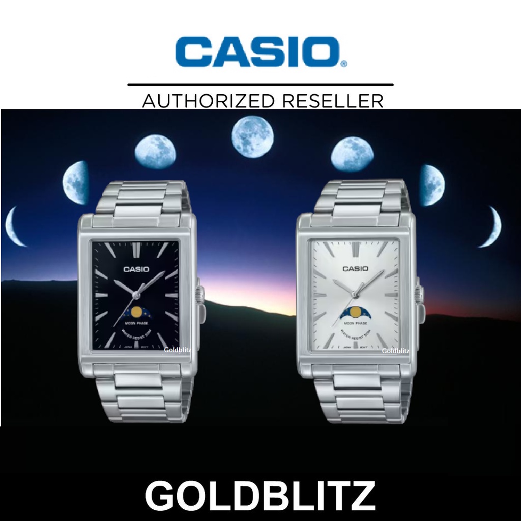 Casio Moon Phase MTP-M105D-1A MTP-M105D-7A MTPM105D-1A MTPM105D-7A MTP ...