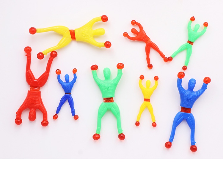 50pcs Funny Flexible Climb Men Sticky Wall Toy Kid Toys Climbing Flip ...