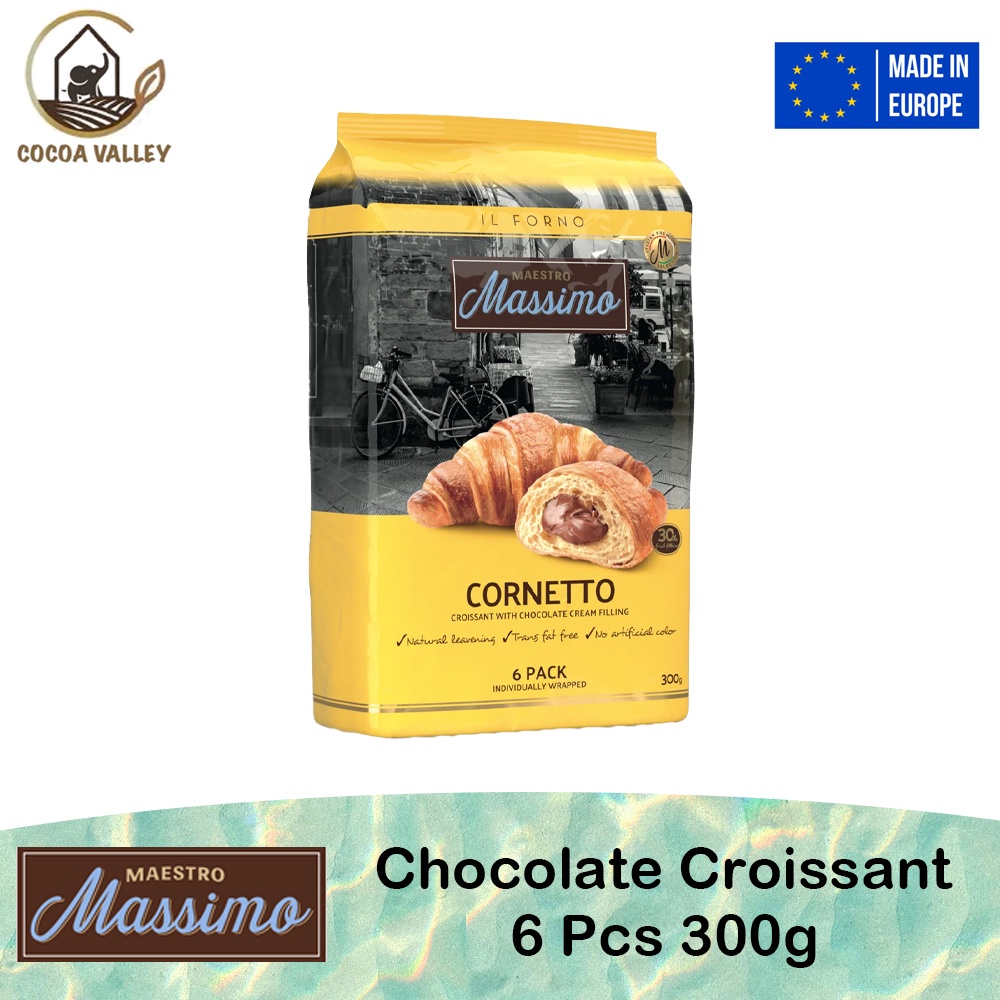 Maestro Massimo Cornetto Chocolate Croissant 6pcs 300g | Shopee Malaysia