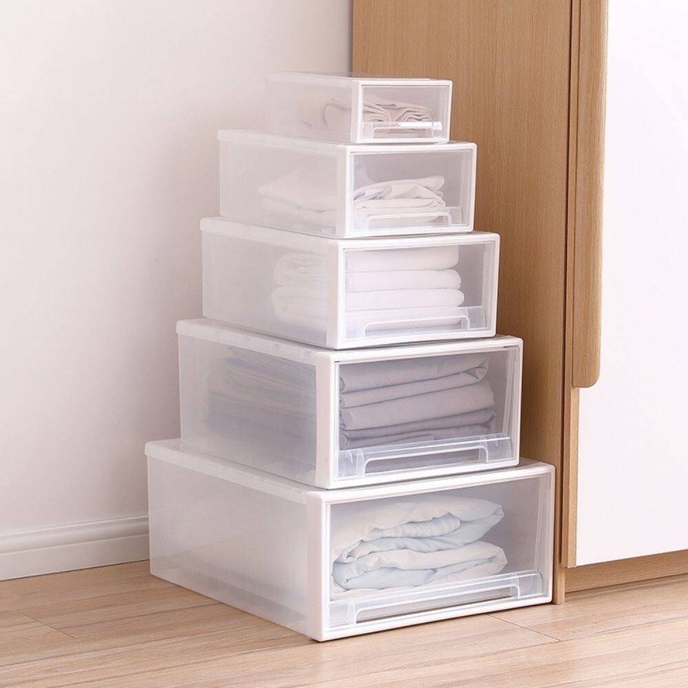 【Woody】 5L / 13L / 21L / 36L Stackable Storage Box Multipurpose Plastic ...
