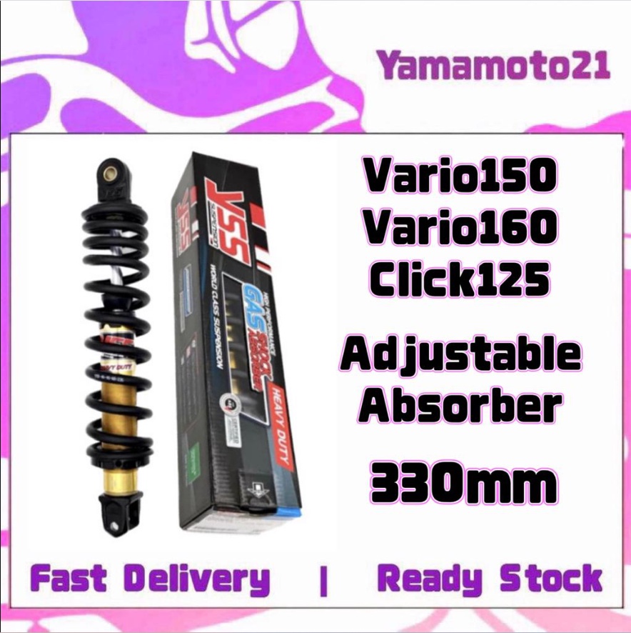 YSS Honda Vario 150 Vario 160 Click 125 Beat Icon Adjuster Rear ...