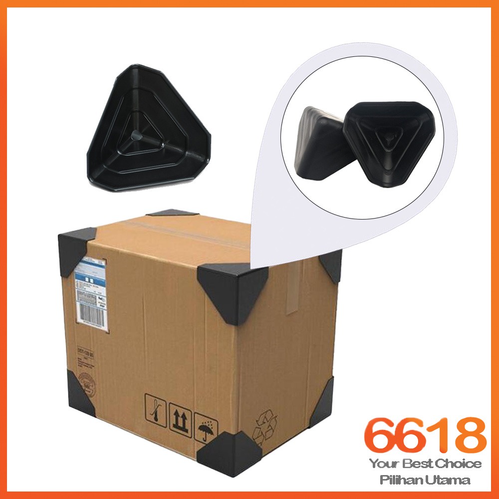[Per Pcs] Kotak Pelindung Penutup Tepi Sudut Plastik Plastic Black ...