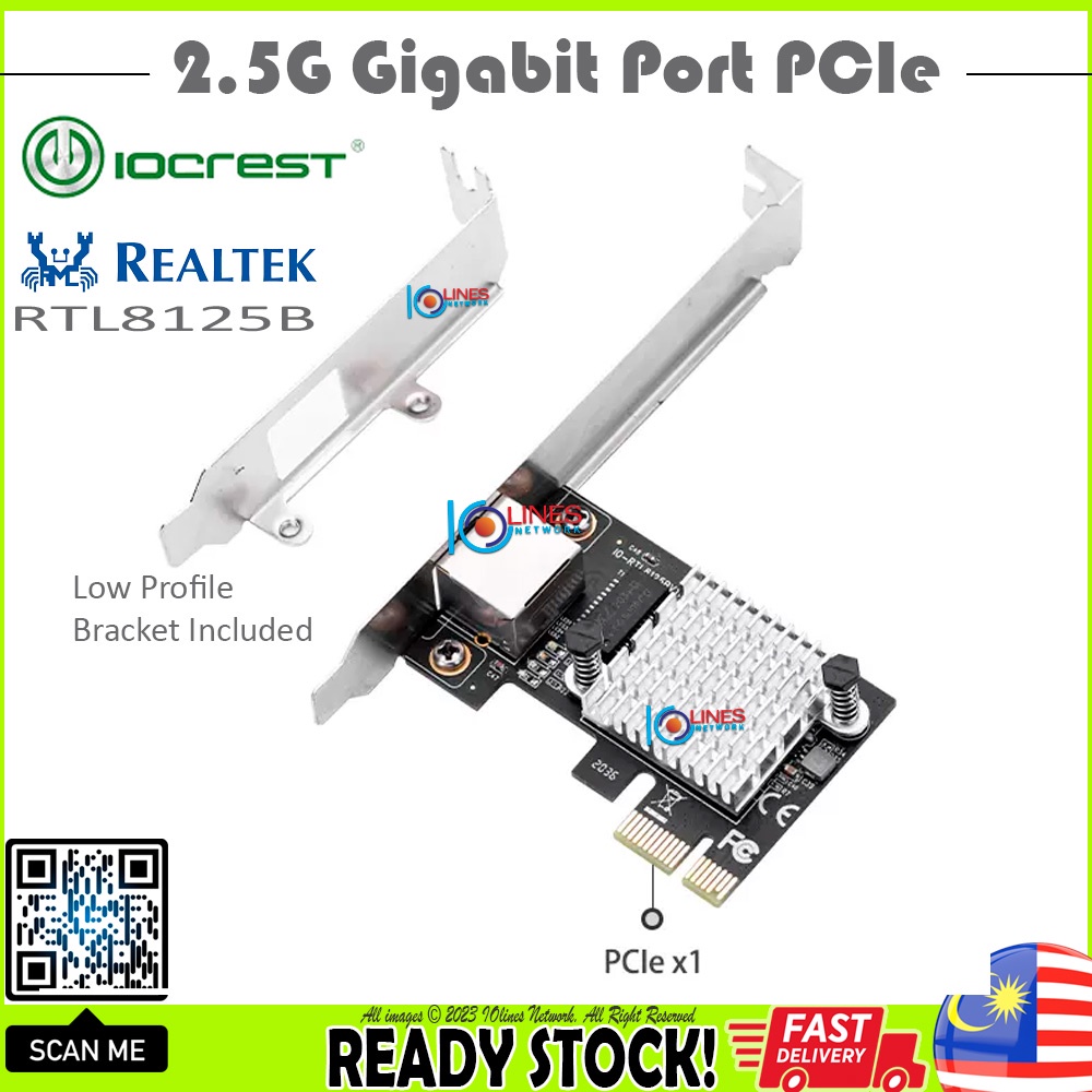 Realtek PCIe 1Gbps 2.5G Gigabit Network Ethernet Card LAN RTL8111 ...