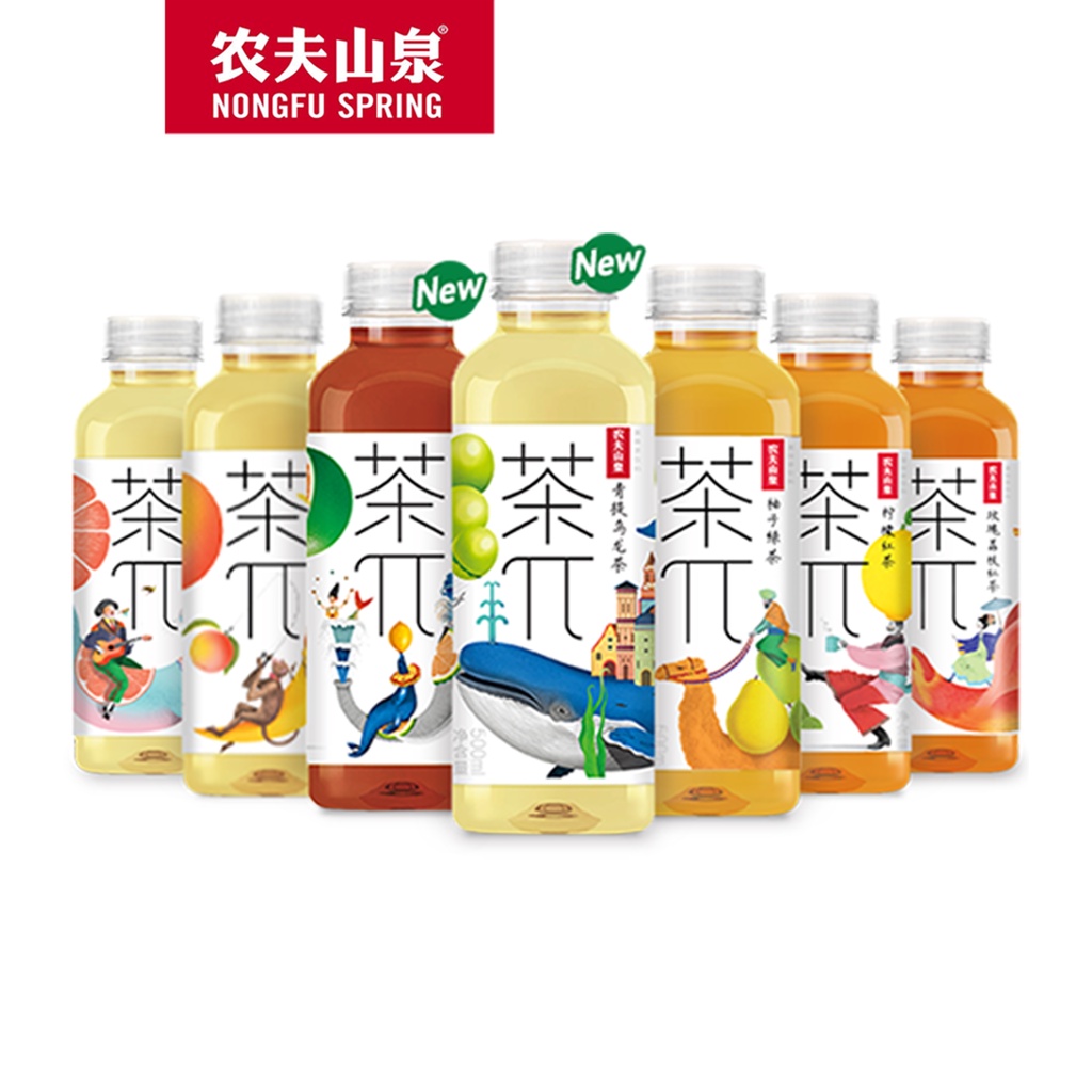 Teh Buah Nongfu 500ml 农夫山泉 茶π 茶派 多种口味 茶兀果茶系列 Nongfu Spring Cha Pai ...