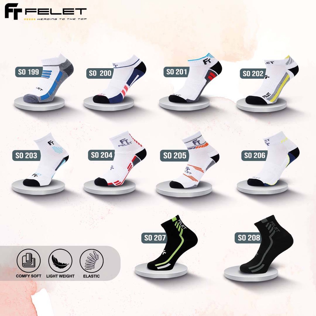 Fleet Felet Sport socks Comfy Sock Cotton Sock Outdoor Sport Running ...