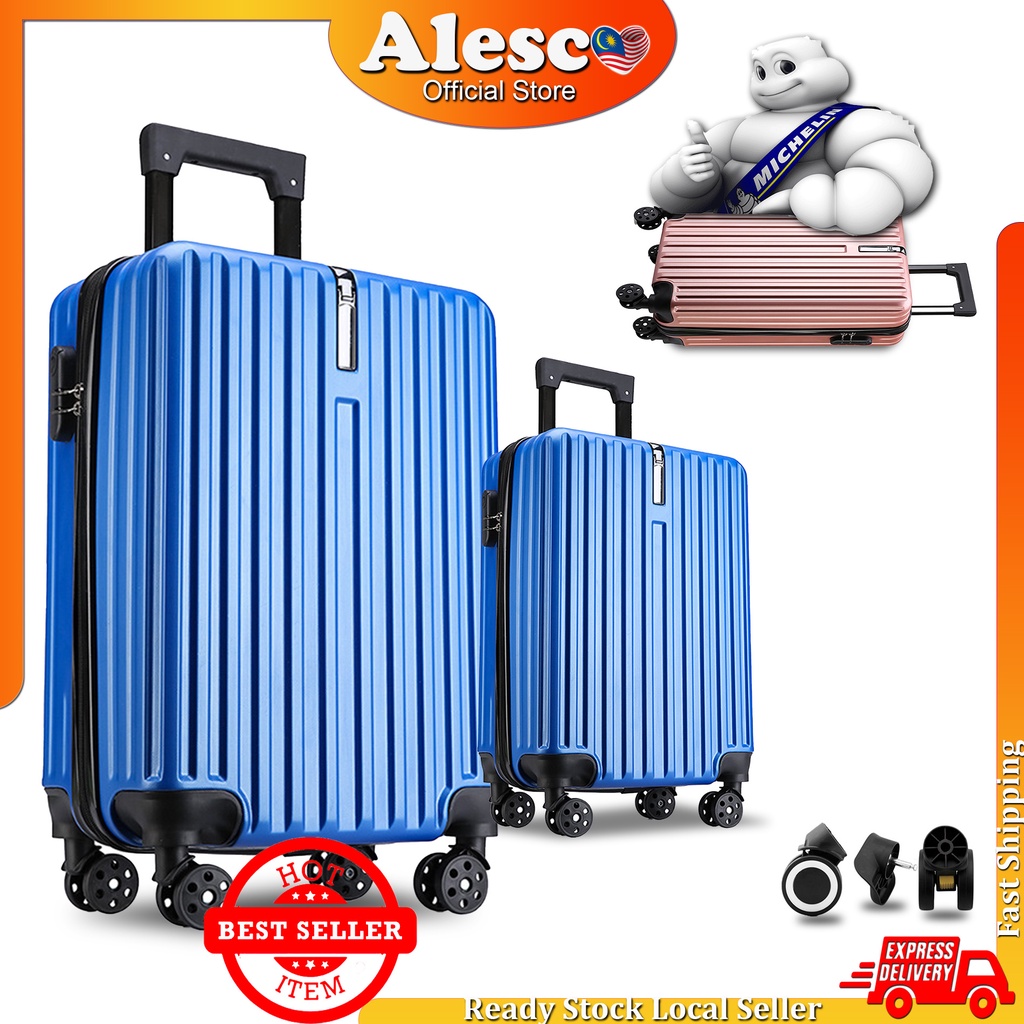 Heavy Duty Luggage with Detachable Roller Silent Wheels Inner ...