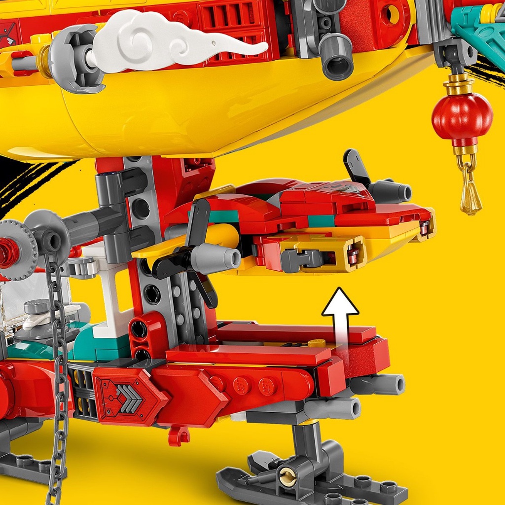 LEGO 80046 Monkie Kid: Monkie Kid Cloud Airship Building Toy Set (540 ...
