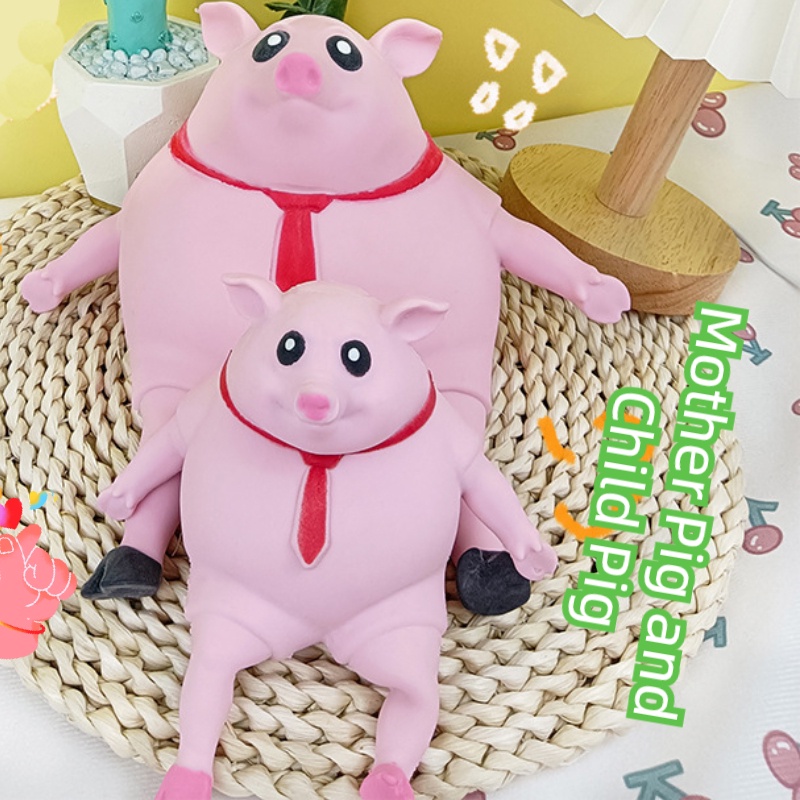 Kawaii Squeeze Pink Pigs Antistress Toy Cute Squeeze Animals Lovely ...