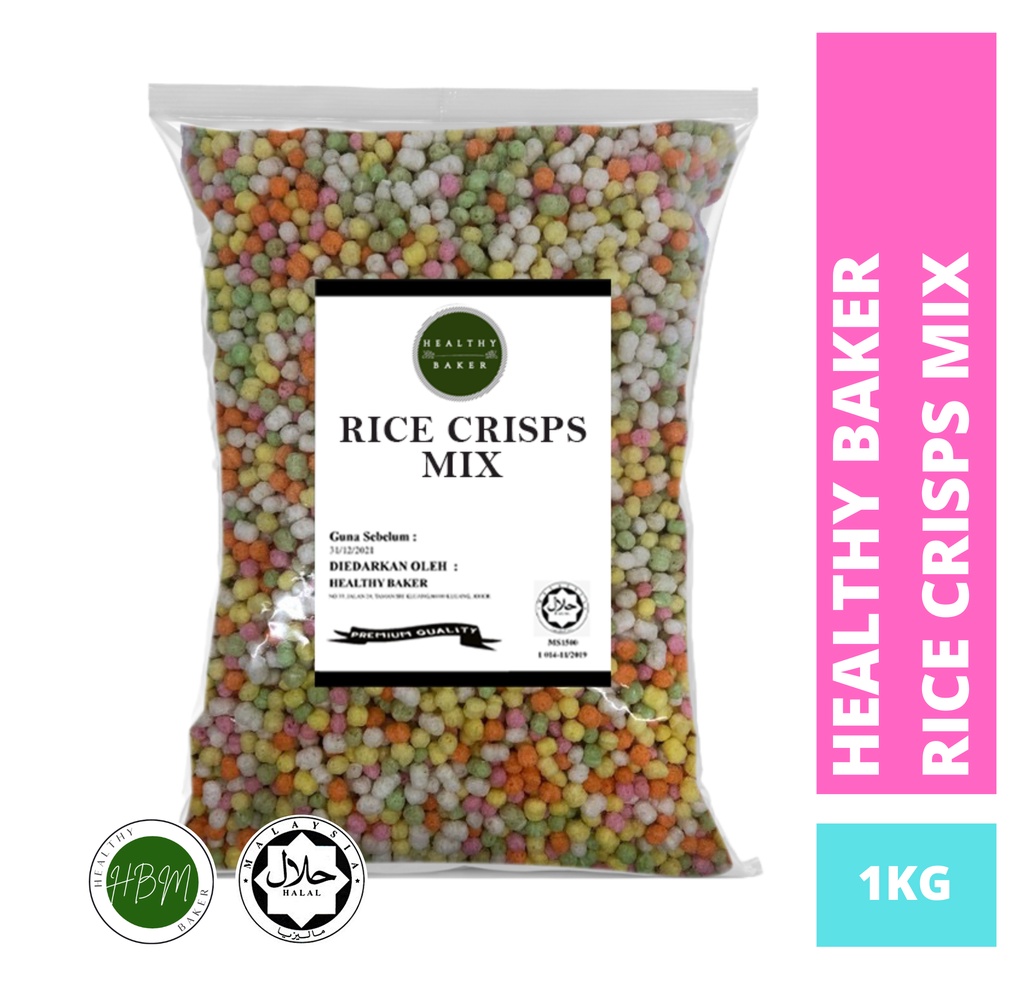 Rice Crisps Mix 1kg & 500g / Repack / Healthy Baker | Shopee Malaysia