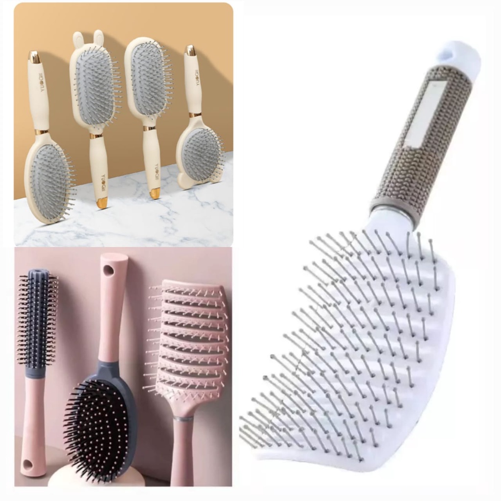 Cushion Comb Big Curve Vent Comb Large Comb Sikat Bergaya Big Styling ...