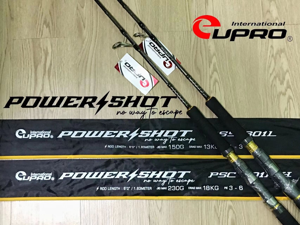 EUPRO POWER SHOT SPINNING/ BAITCASTING(BC) JIGGING ROD | Shopee Malaysia