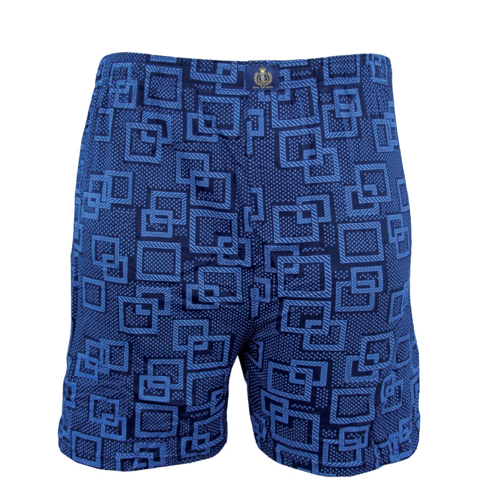 ROYAL EXTREMA Big Size Men's Printed Knit Loose Boxer REB5013 Plus Size ...