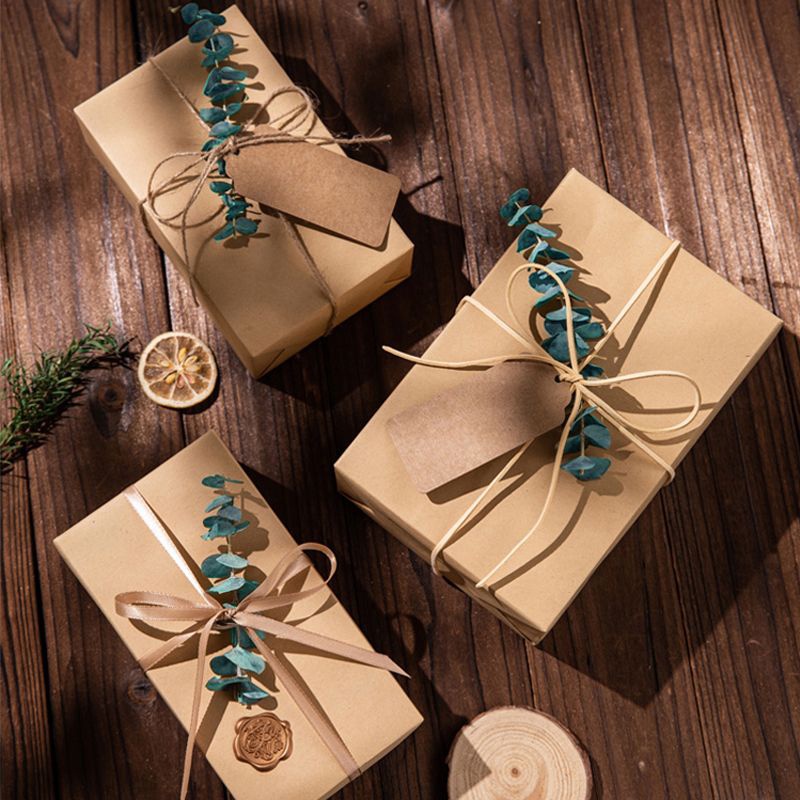 Kraft Brown Flower Wrapping Paper Diy Bouquet Gift Florist Wrap Wrapper ...