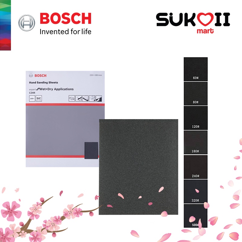 SKOI BOSCH General Purpose Hand Sanding Sheets Sand Paper Waterproof ...