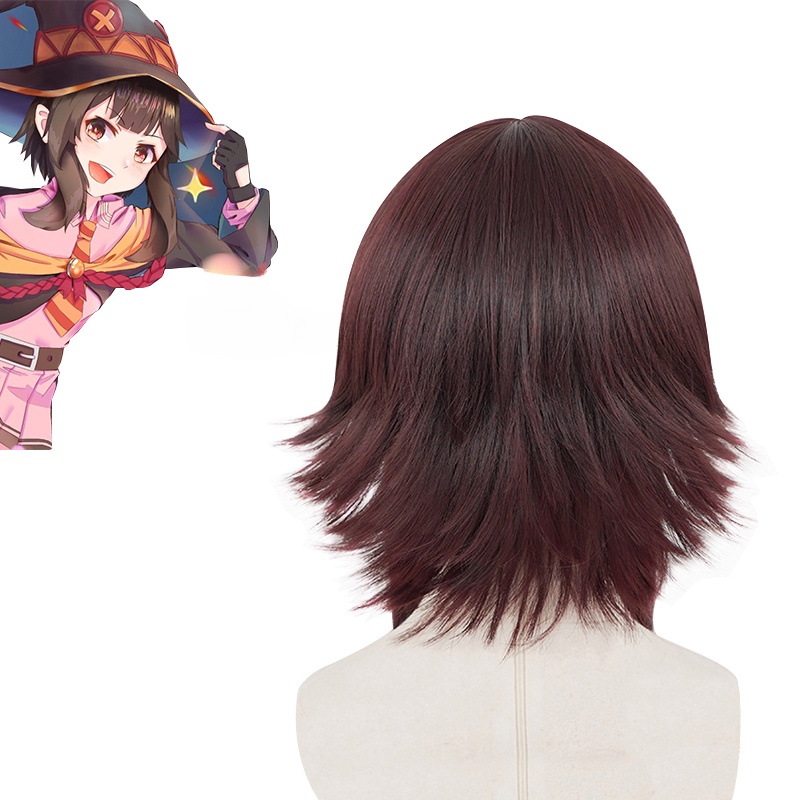 Megumin Cosplay Costume Wig KonoSuba Anime Chomusuke Witch Uniform ...
