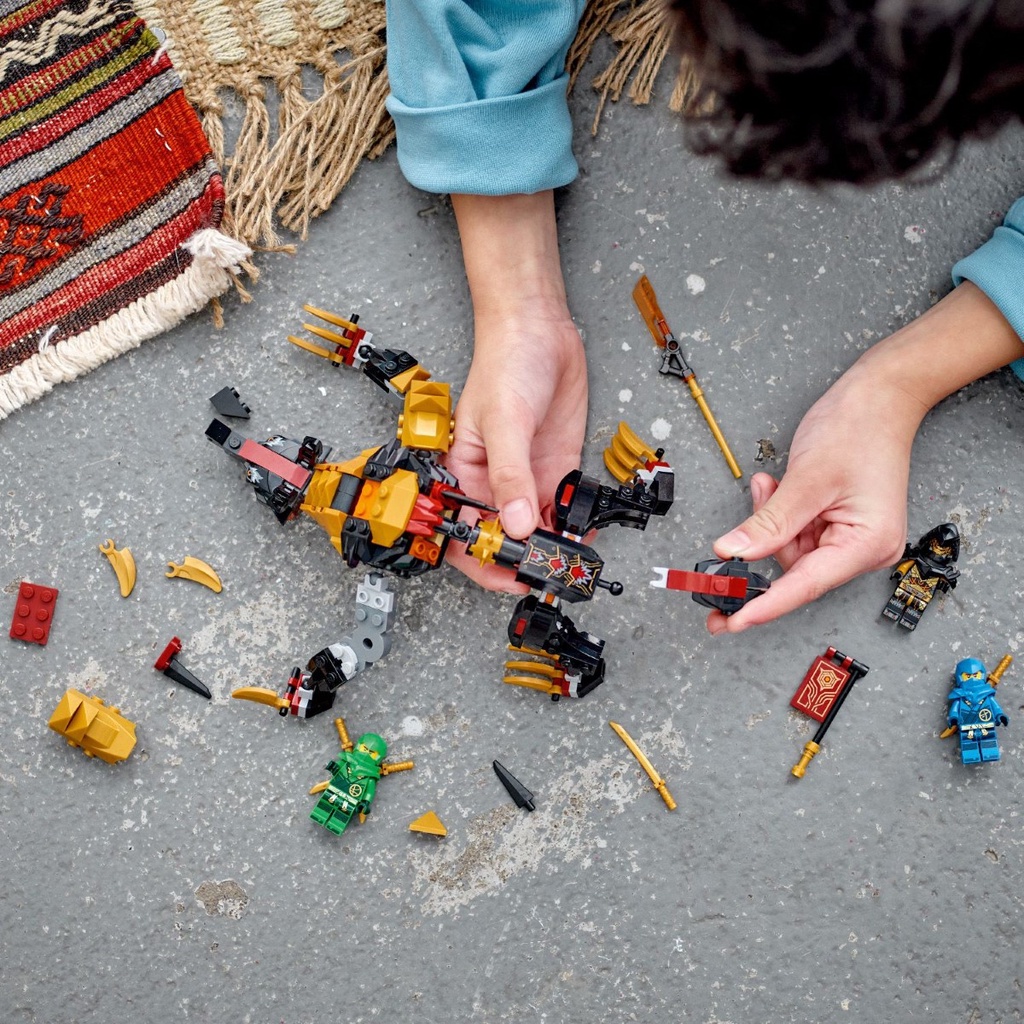 LEGO 71790 NINJAGO Imperium Dragon Hunter Hound Building Toy Set (198 ...